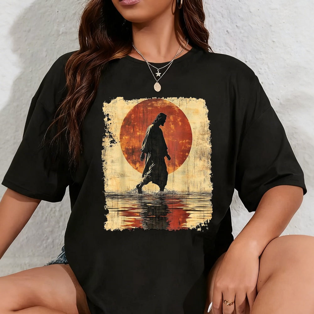 100% Cotton Vintage Jesus Christ Clothing T-Shirt - Walmart.com