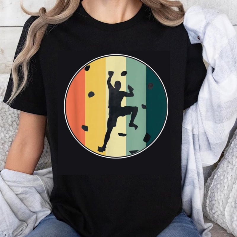 100% Cotton Vintage Rainbow Circle Silhouette Dance Retro Style Unisex ...