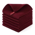 100% Cotton Waffle Weave Kitchen Dish Cloths, Ultra Soft Absorbent ...