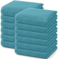100% Cotton Waffle Weave Kitchen Dish Towels, Ultra Soft Absorbent ...