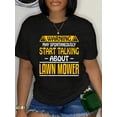 100% Cotton Warning May Spontaneously Start Talking About Lawn Mower T ...