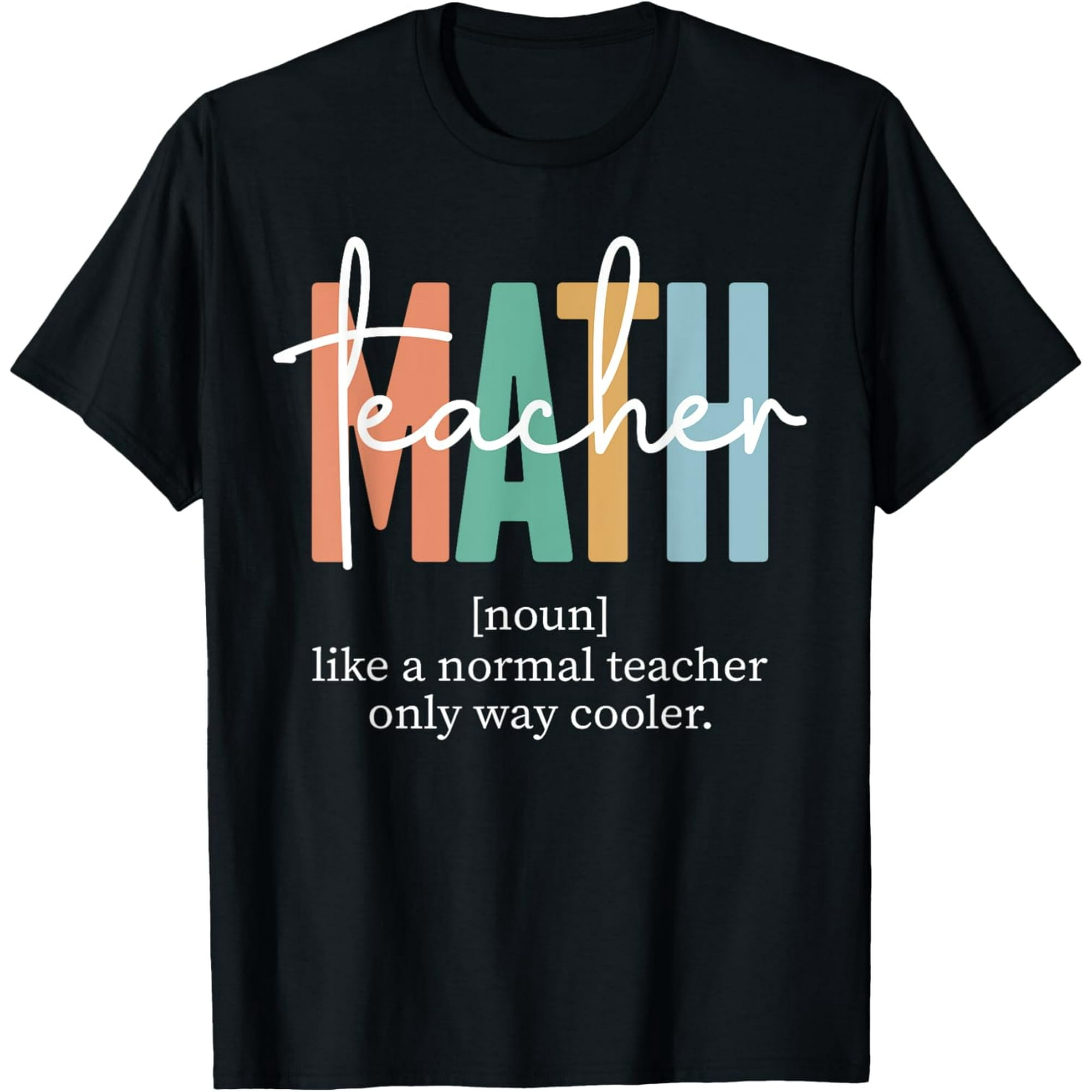 100% Cotton for Both Men and WomenFunny Math Teacher Definition for ...