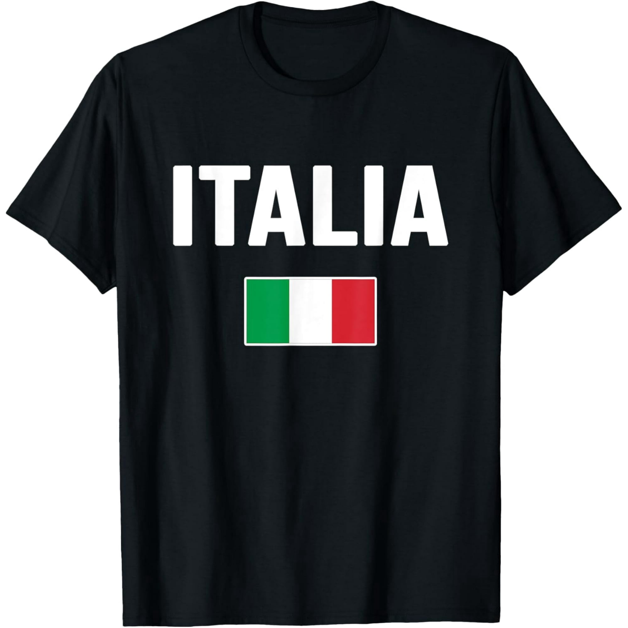 100% Cotton for Both Men and WomenItaly Italian Flag Italia Souvenir T ...