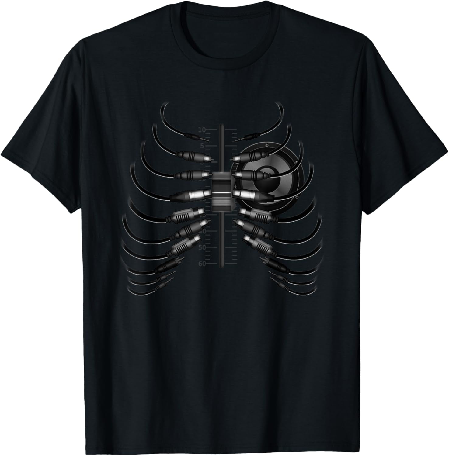 100% Cotton for Both Men and WomenSound Engineer Rib Cage Wired For ...