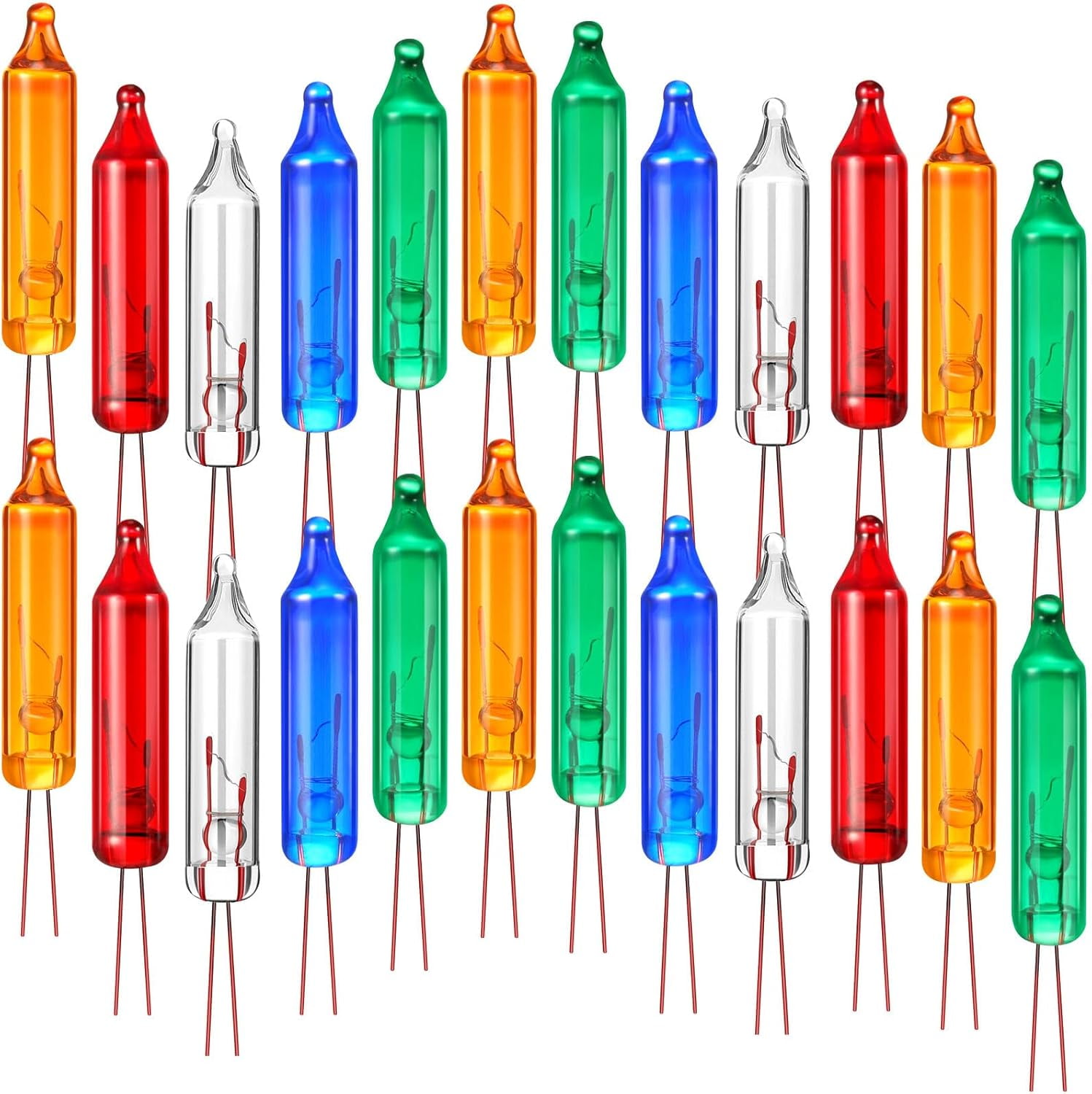 100 Count 2.5V Christmas 50/100/150/200 Count Mini Incandescent Wire ...