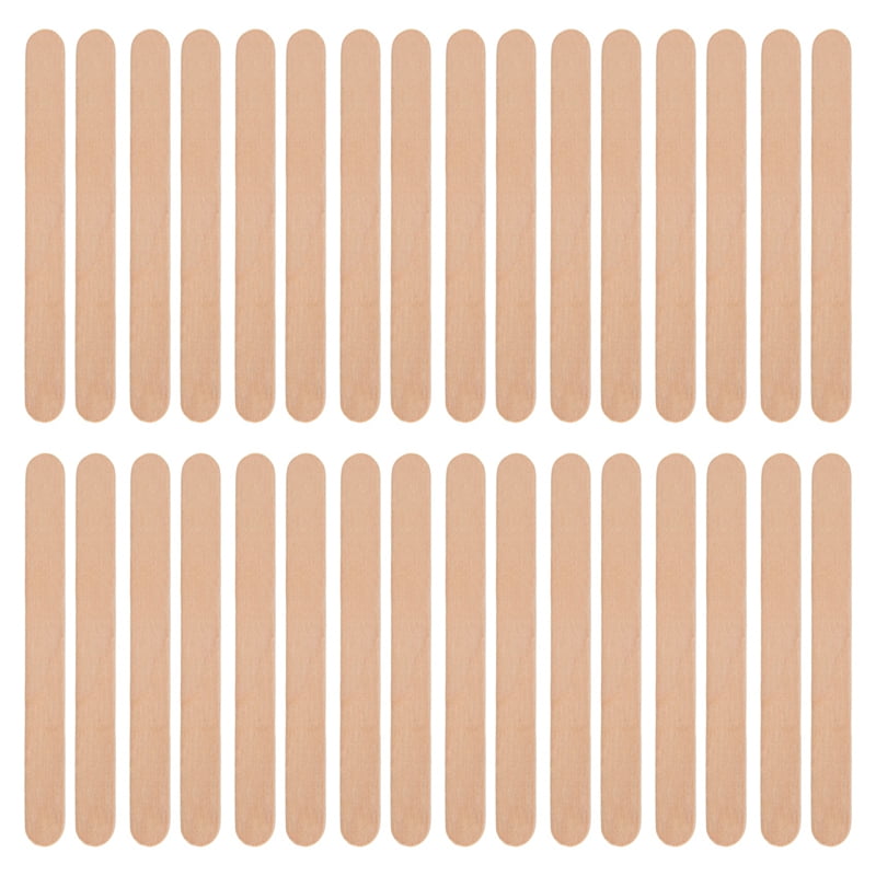 [100 Count] 3.6 Inch Wooden Multi-Purpose Popsicle Sticks, Craft, Ice ...