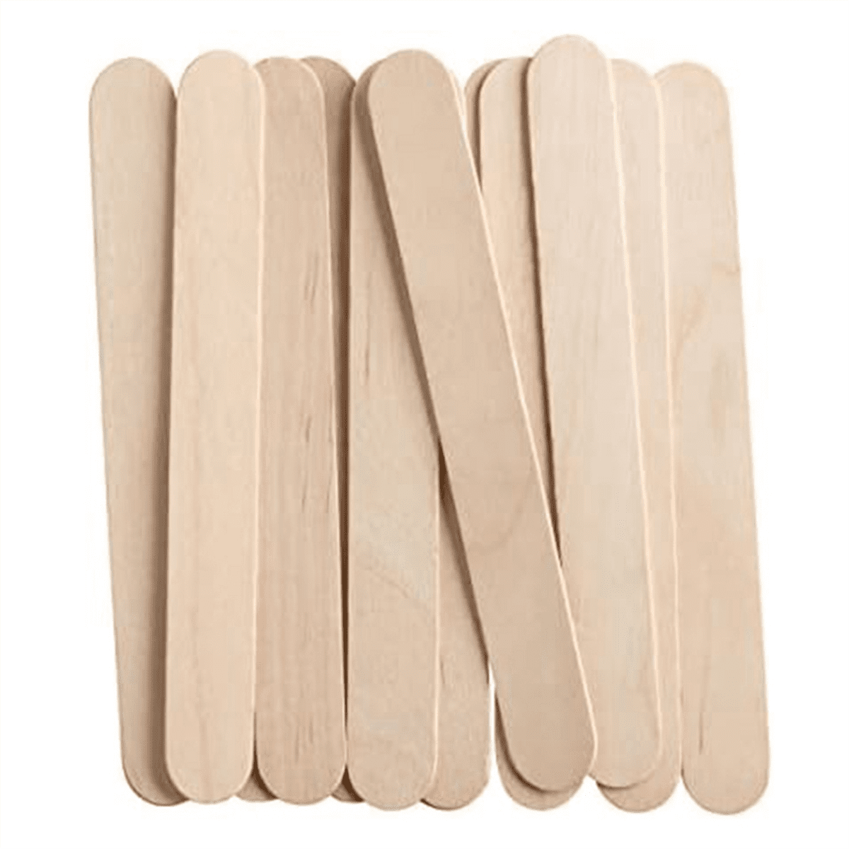 [100 Count] 3.6 Inch Wooden Multi-Purpose Popsicle Sticks, Craft, Ice ...