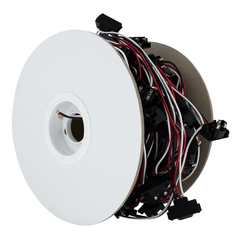 (100) Count 3-Prong Male Right Angle Bullet Plugs Wire Harness Roll. 12 ...