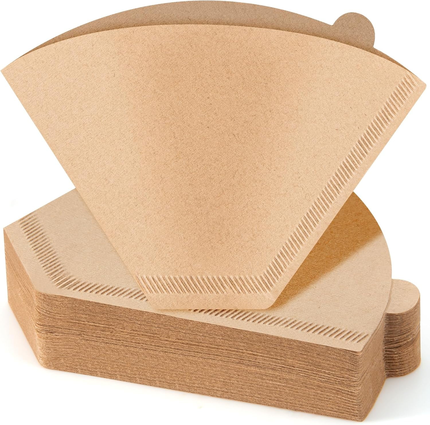 100 Count Coffee Filters #4, Premium Cone Coffee Filters 8-12 cup ...