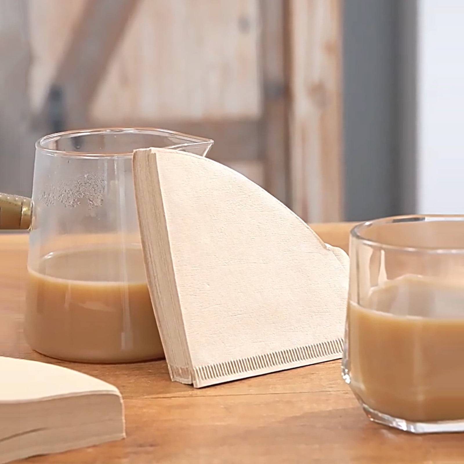 100 Count Coffee Filters - Size S, Natural Paper Coffee Filter, No ...