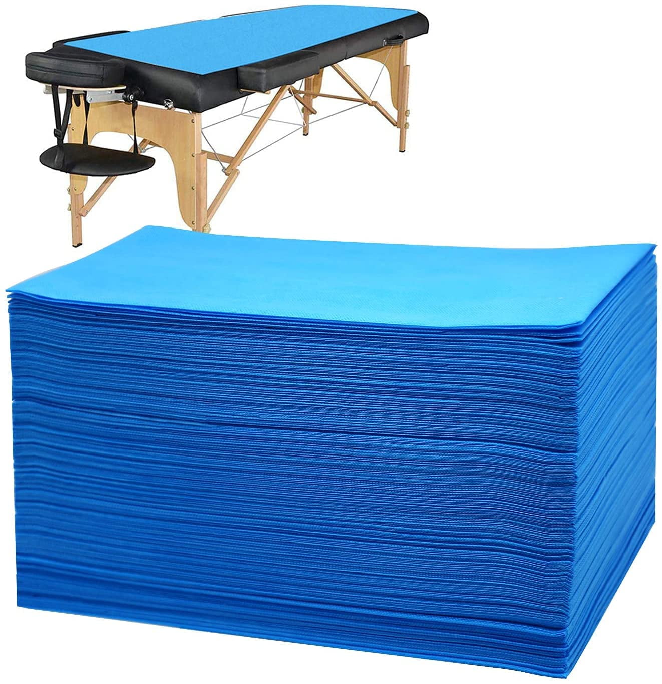 100 Count Disposable Bed Bed Cover 31 x 78 Inch Waterproof Massage ...