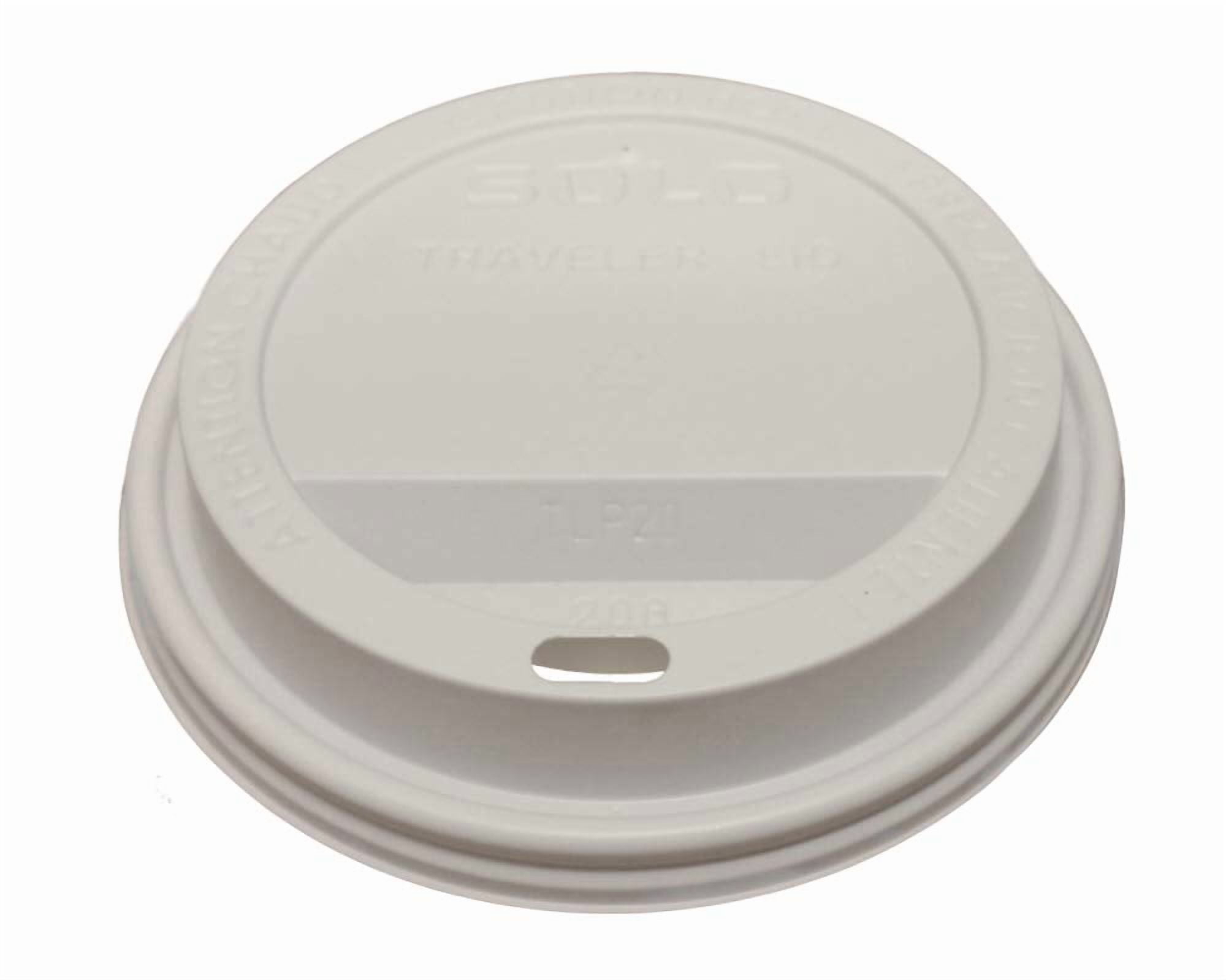 100-Count Drink-Thru Lids for Duo Shield 20oz/24oz Hot Cups, Disposable ...