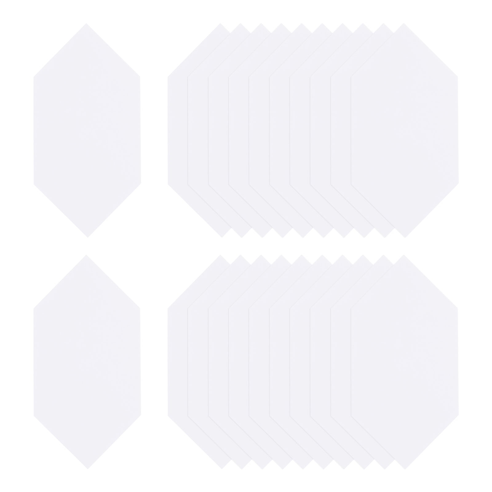 100 Count English Paper Piecing Small Extended Hexagon Shapes for ...