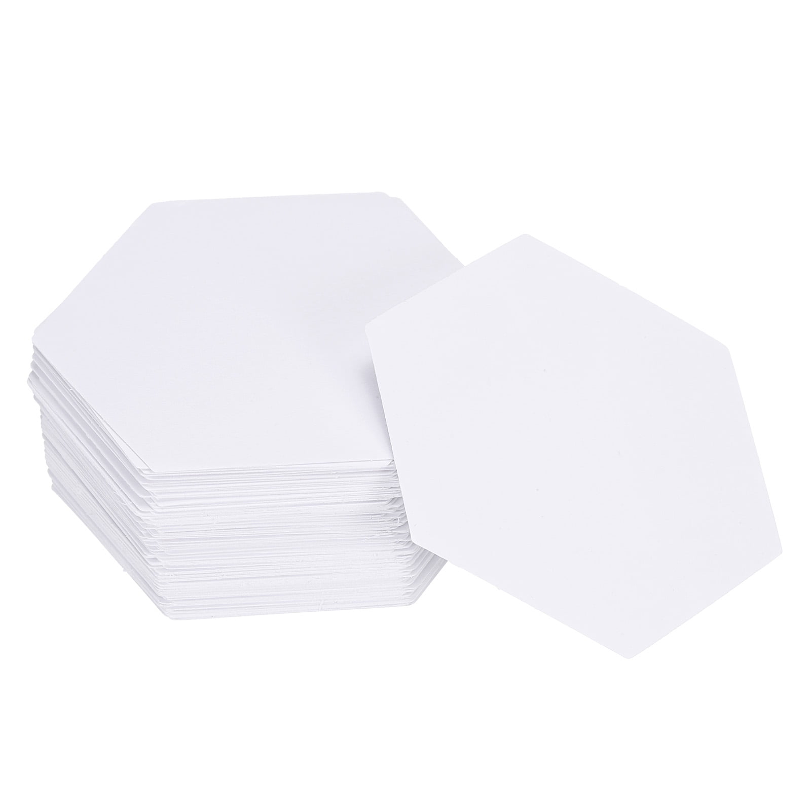 100 Count Hexagon Paper Piecing Paper for Quilting, 1-Inch English ...