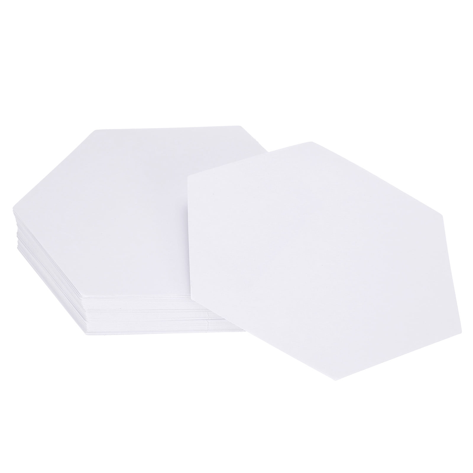 100 Count Hexagon Paper Piecing Paper for Quilting, 2-Inch English ...