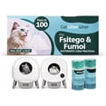 100 Count - Litter Liners Compatible with Cumrige Litter Box (M2 ...