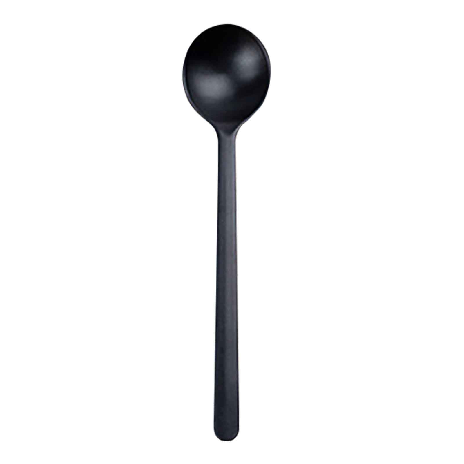 100 Count Medium-Weight Disposable Plastic Spoons,Bulk White Plastic ...
