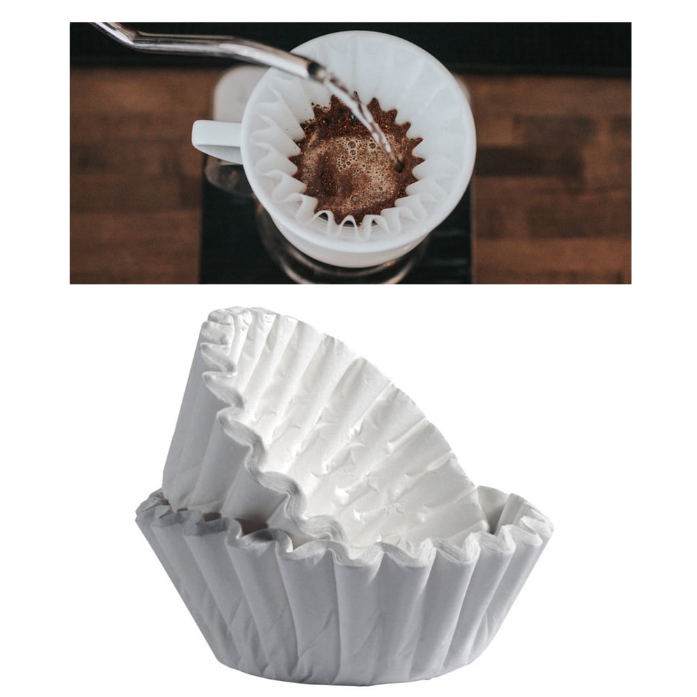 Brew Rite 100 Count Paper Coffee Filters, 8-12 Cup Basket Brewer Style ...