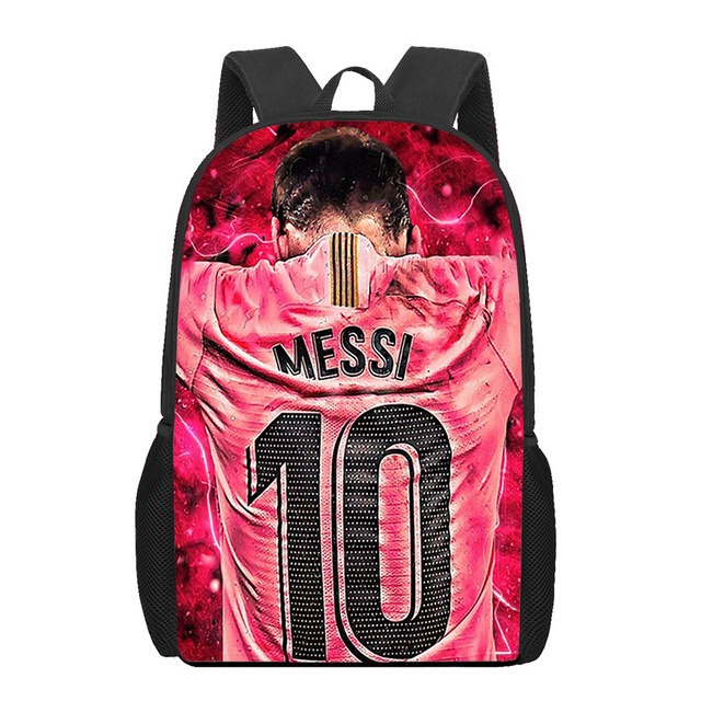 Lionel_Messi Backpack Soccer Player backpack, Lightweight Canvas ...