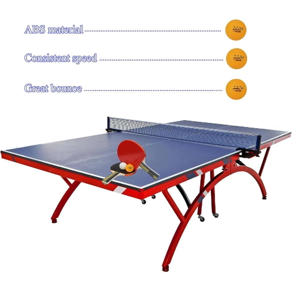 100 Counts 3-Star Orange Practice Ping Pong Balls Advanced Table Tennis ...