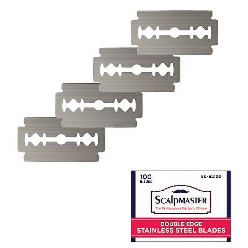 100 Ct. Double Edge Stainless Steel Blades - Walmart.com