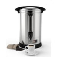 100 Cup (14L / 3.8 Gal) Commercial Coffee Urn, Stainless Steel Hot ...