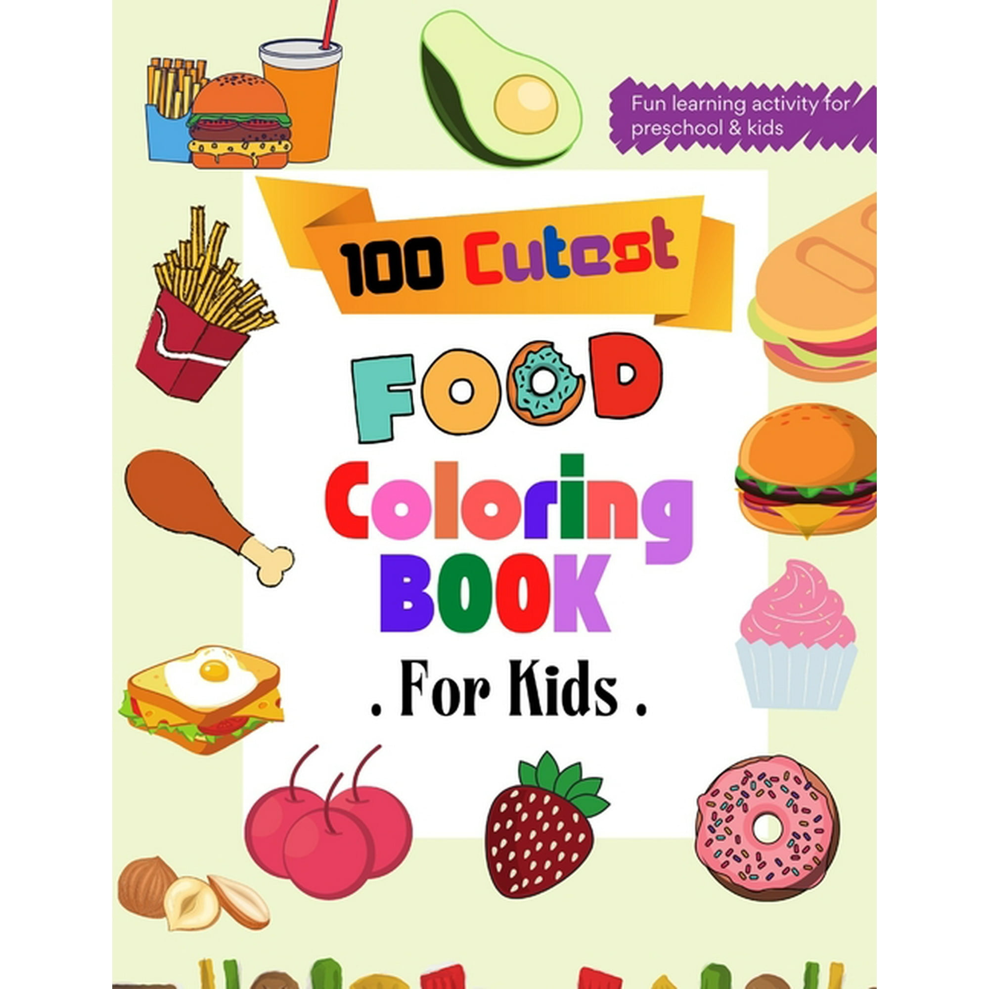 Healthy Food Coloring Pages For Preschool