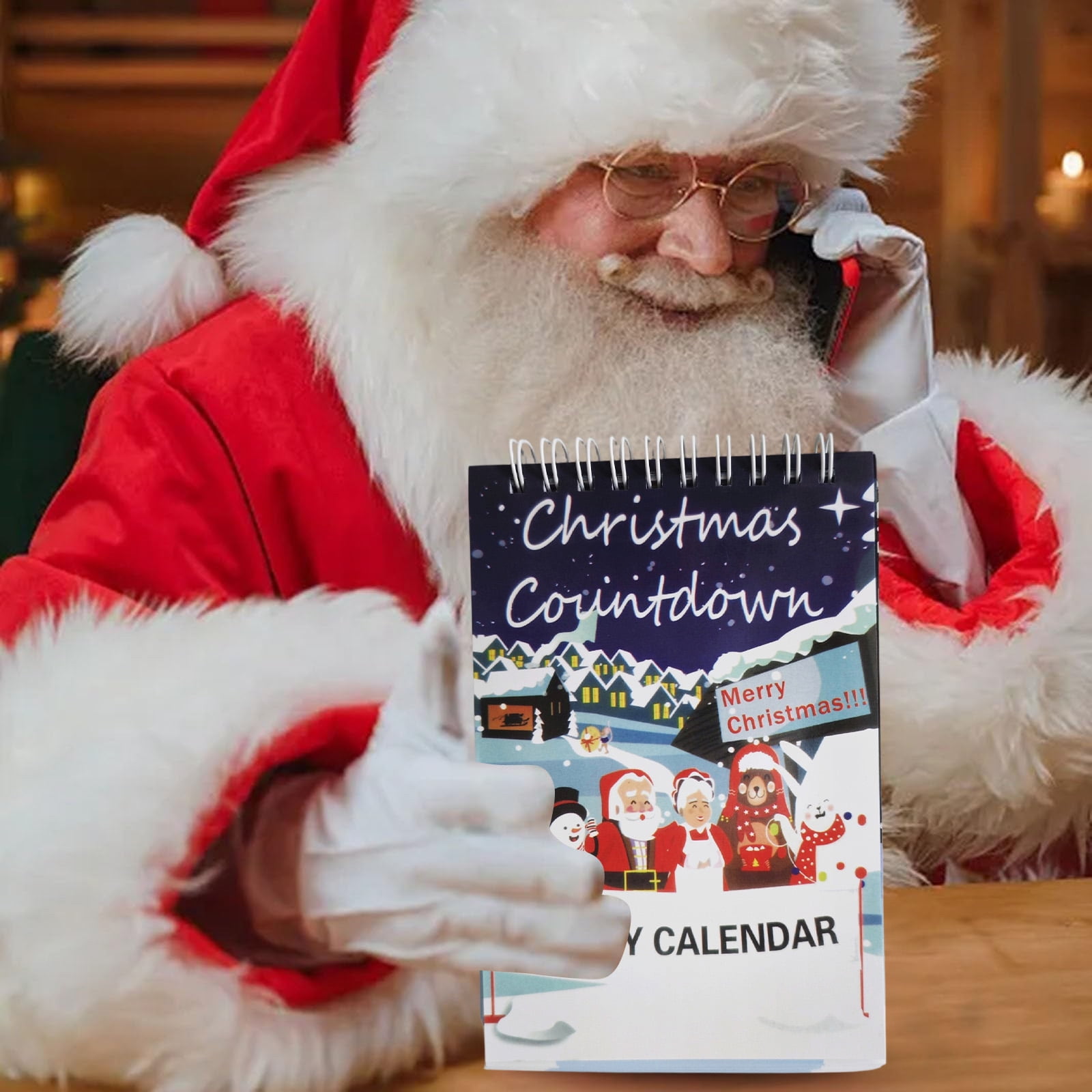 100 Day Christmas Countdown Calendar Interactive Desktop and Wall ...