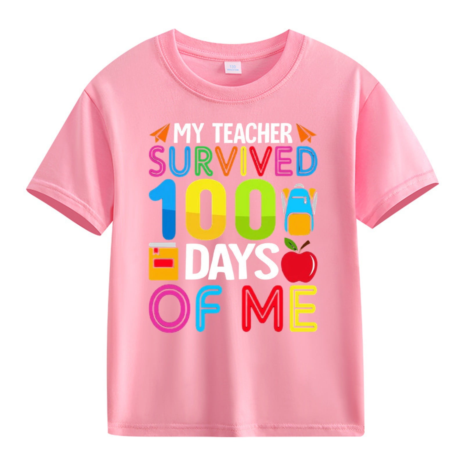 100 Day of Kindergarten Boys Girls Shirt Cute Happy in My 100 Days of ...