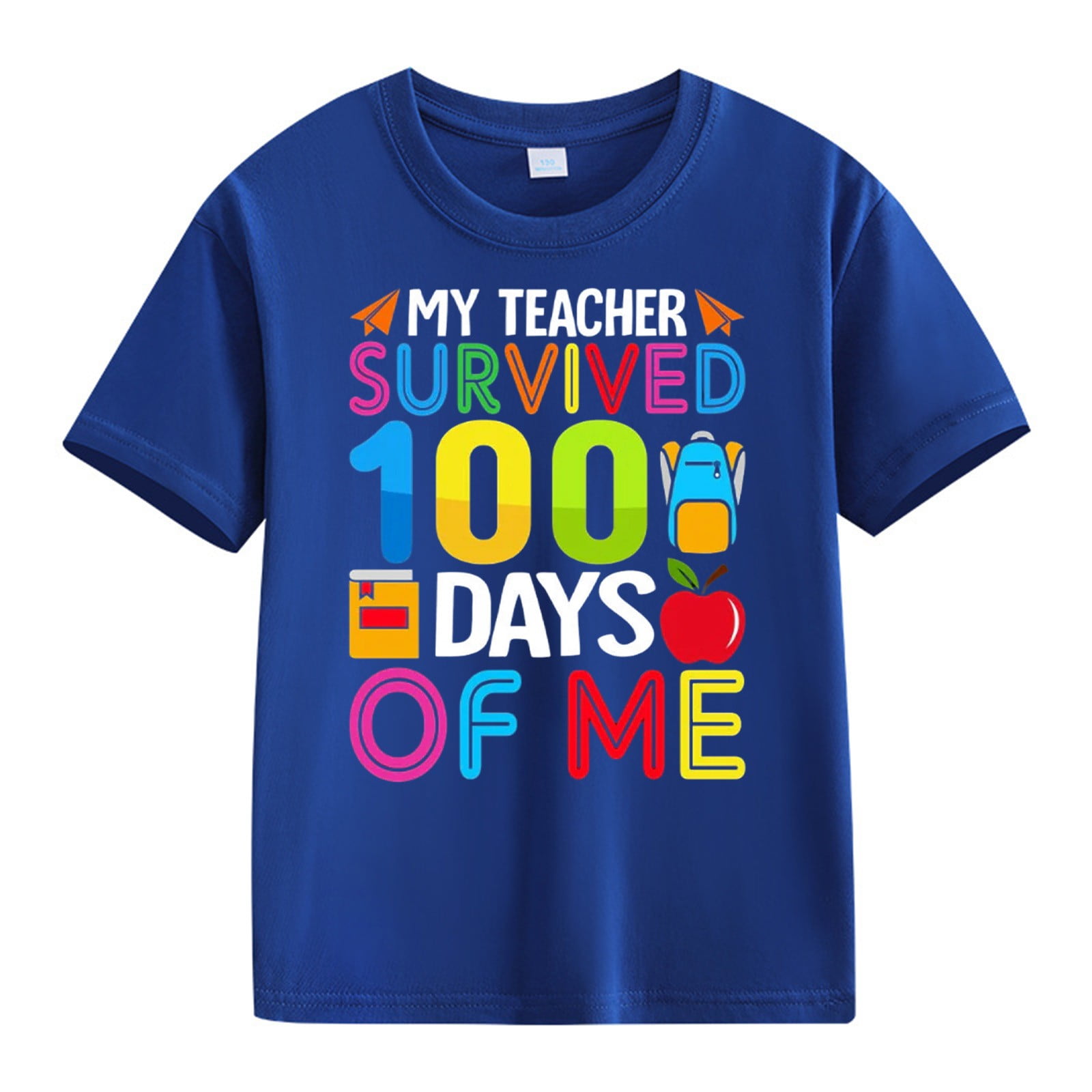 100 Day of Kindergarten Boys Girls Shirt Cute Happy in My 100 Days of ...