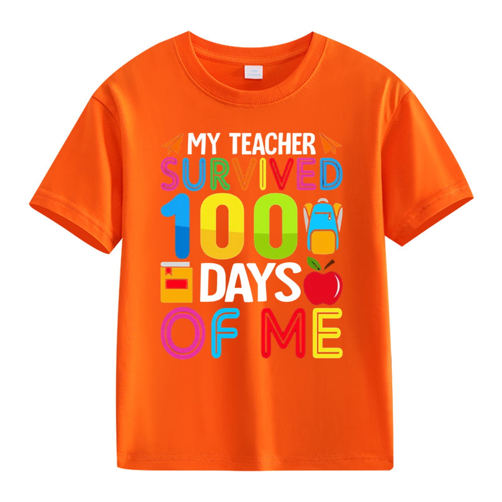 100 Day of Kindergarten Boys Girls Shirt Cute Happy in My 100 Days of ...