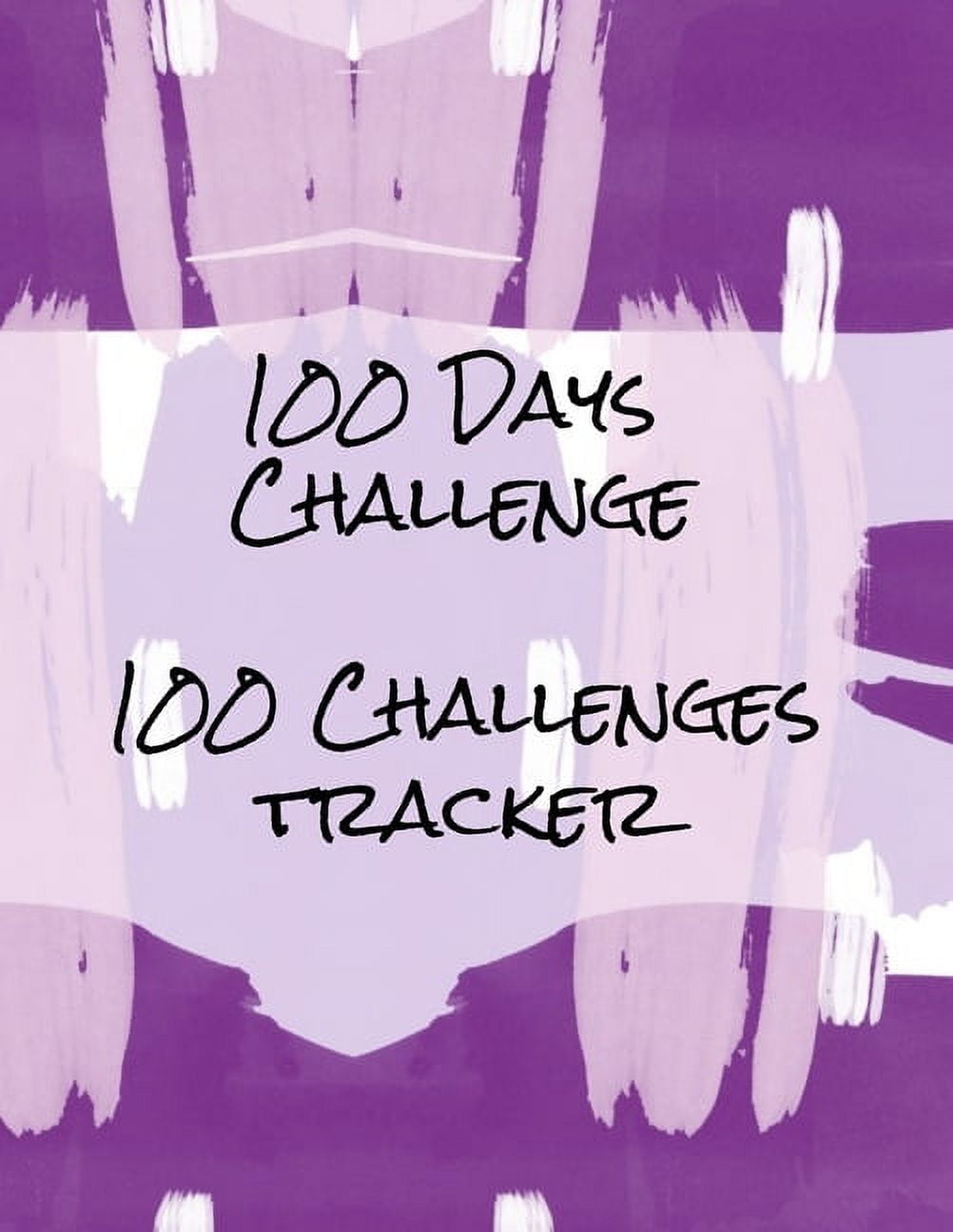 100 Days Challenge 100 Challenges Tracker: Tracker For 100 Days ...