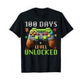 100 Days Level Unlocked 100th Days of School Gaming Pixel T-Shirt with ...