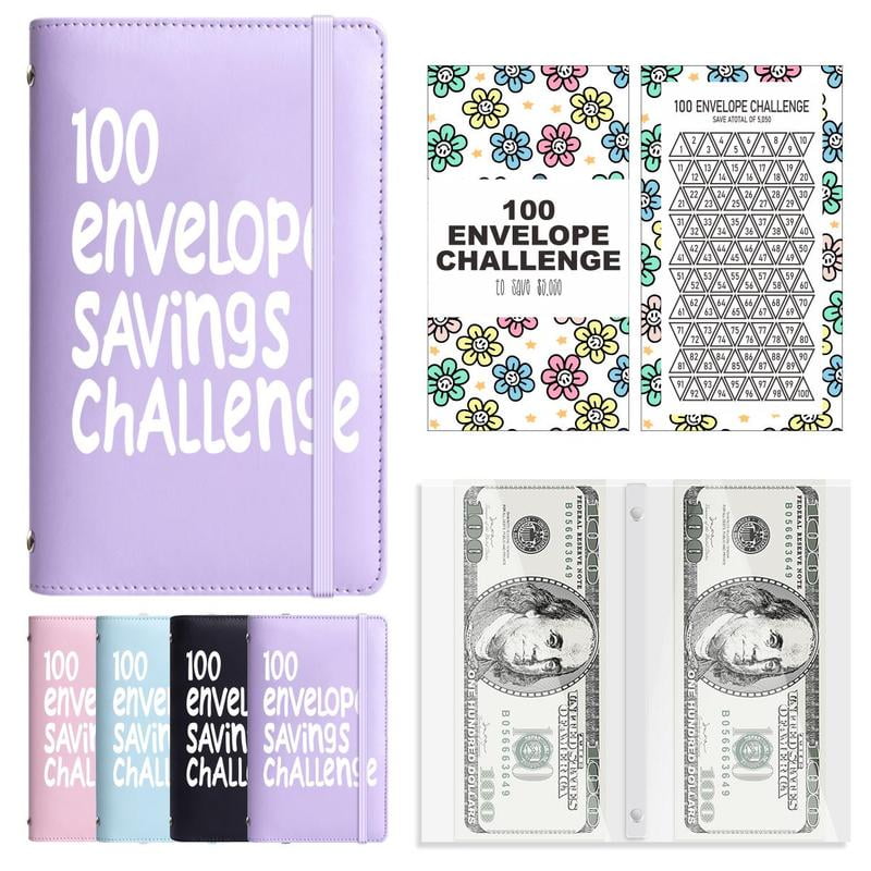 100 Days Money Saving Challenge Coin Envelope BudgetStorage Book ...