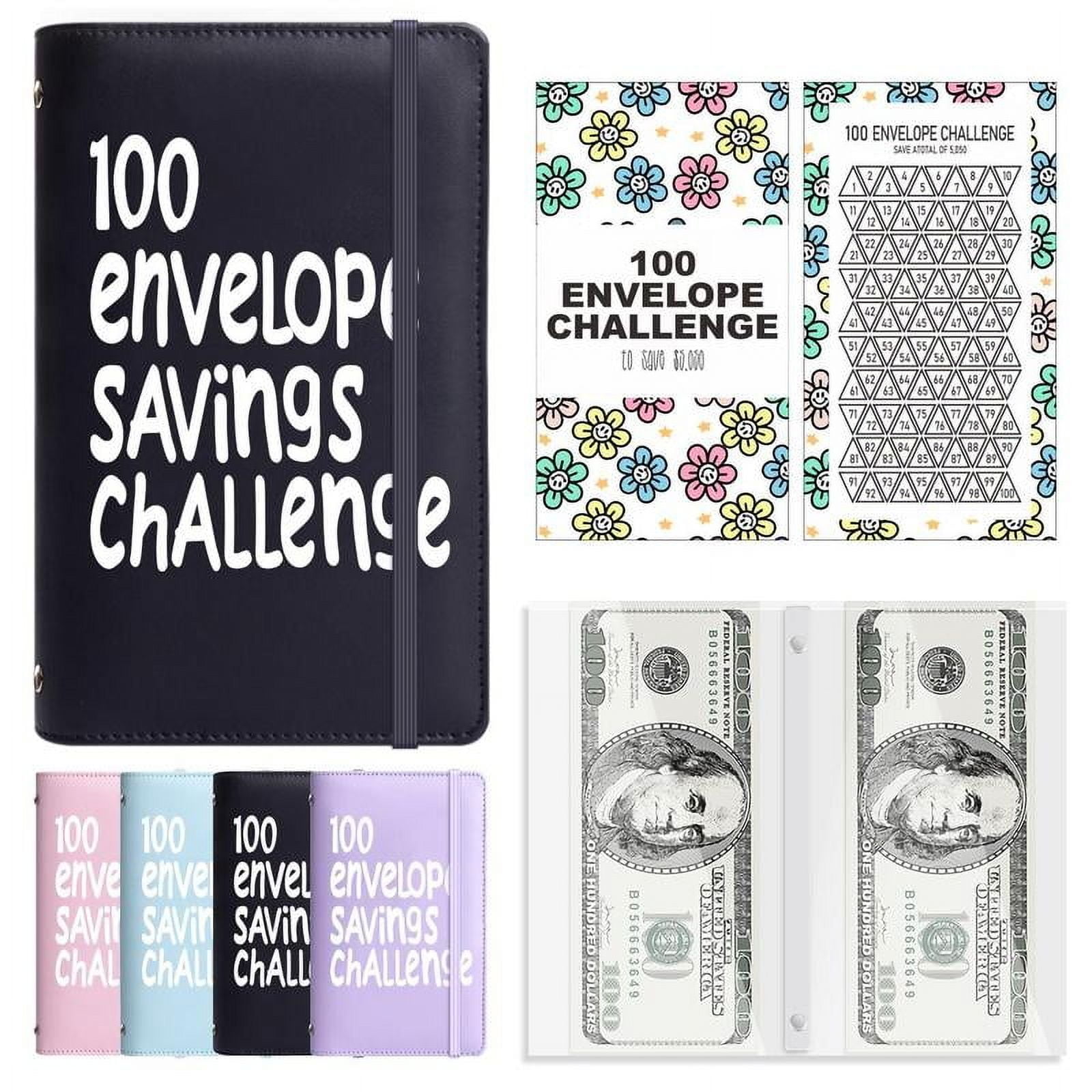 100 Days Money Saving Challenge Coin Envelope BudgetStorage Book ...