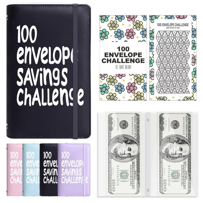 100 Days Money Saving Challenge Coin Envelope BudgetStorage Book ...