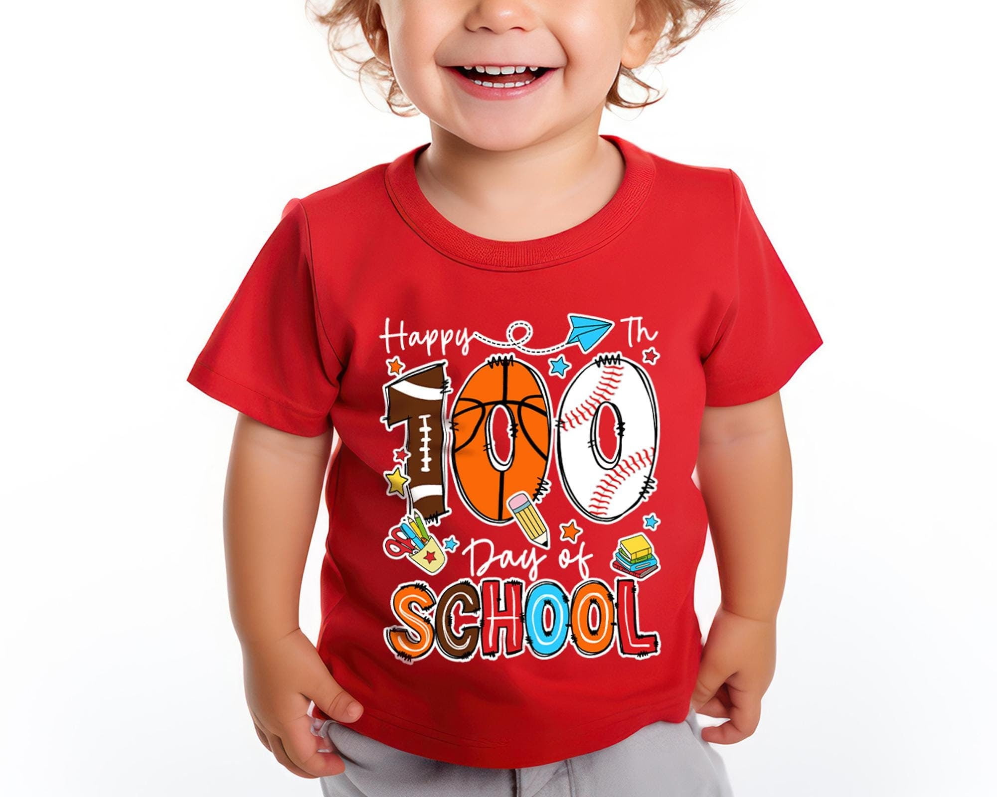 100 Days Of Baseball Shirt, Boys 100 Days Of School Shirt,100 Days Smarter Kids Tee, Toddler ...