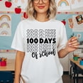 100 Days Of School , Floral 100Th Day Teacher Tee Happy 100 Days ...