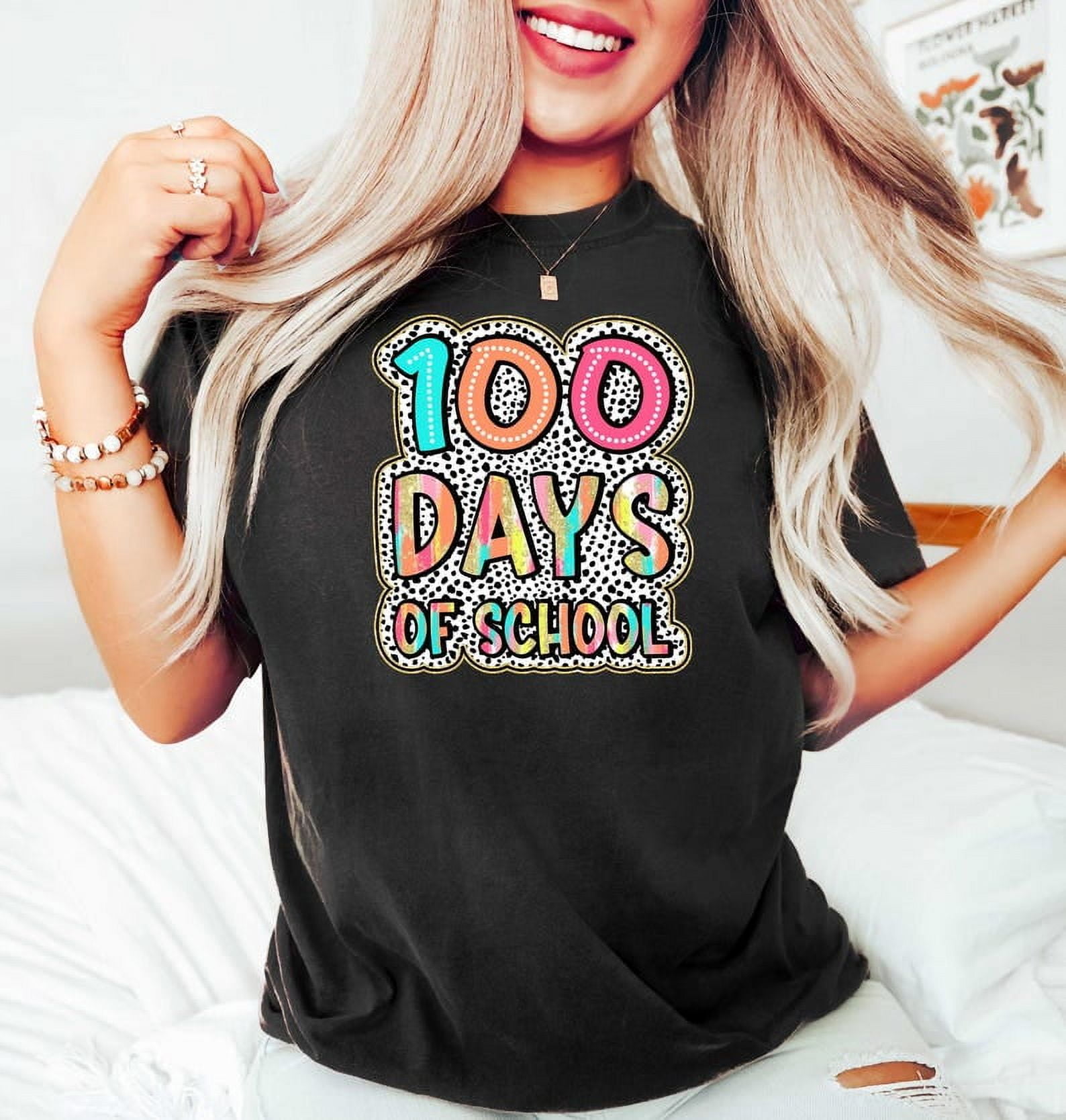 100 Days Of School Shirt, 100 Day Shirt, 100Th Day Of School Tee ...