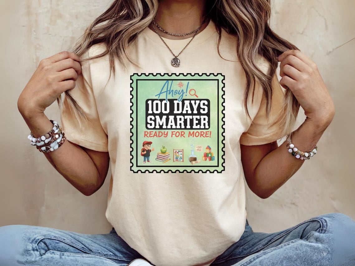 100 Days Of School Shirt, Kindergarten Teacher Student T-shirt, 100th ...