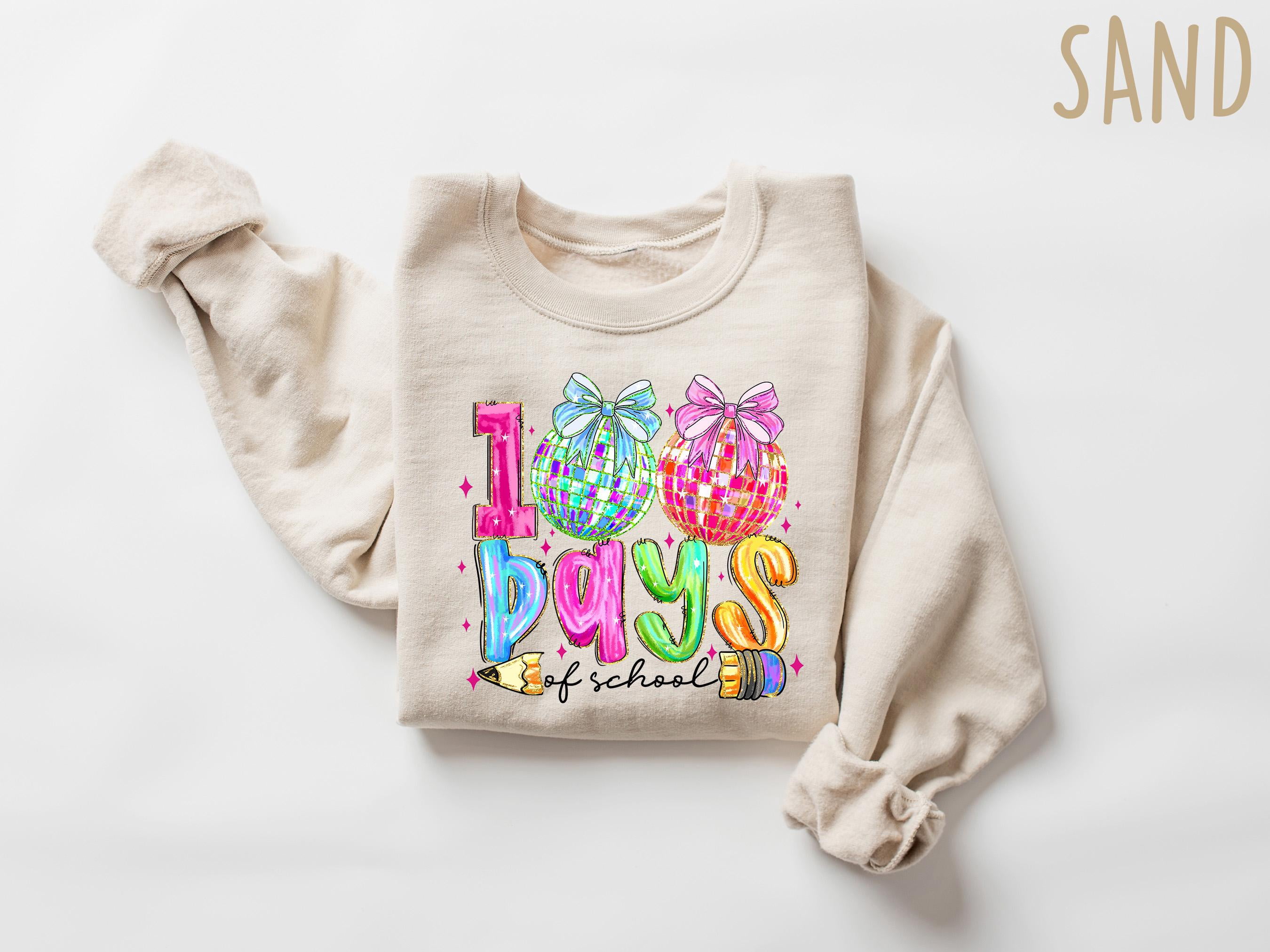 100 Days Of School Shirt, Teacher 100th Day Tee, Kids School ...