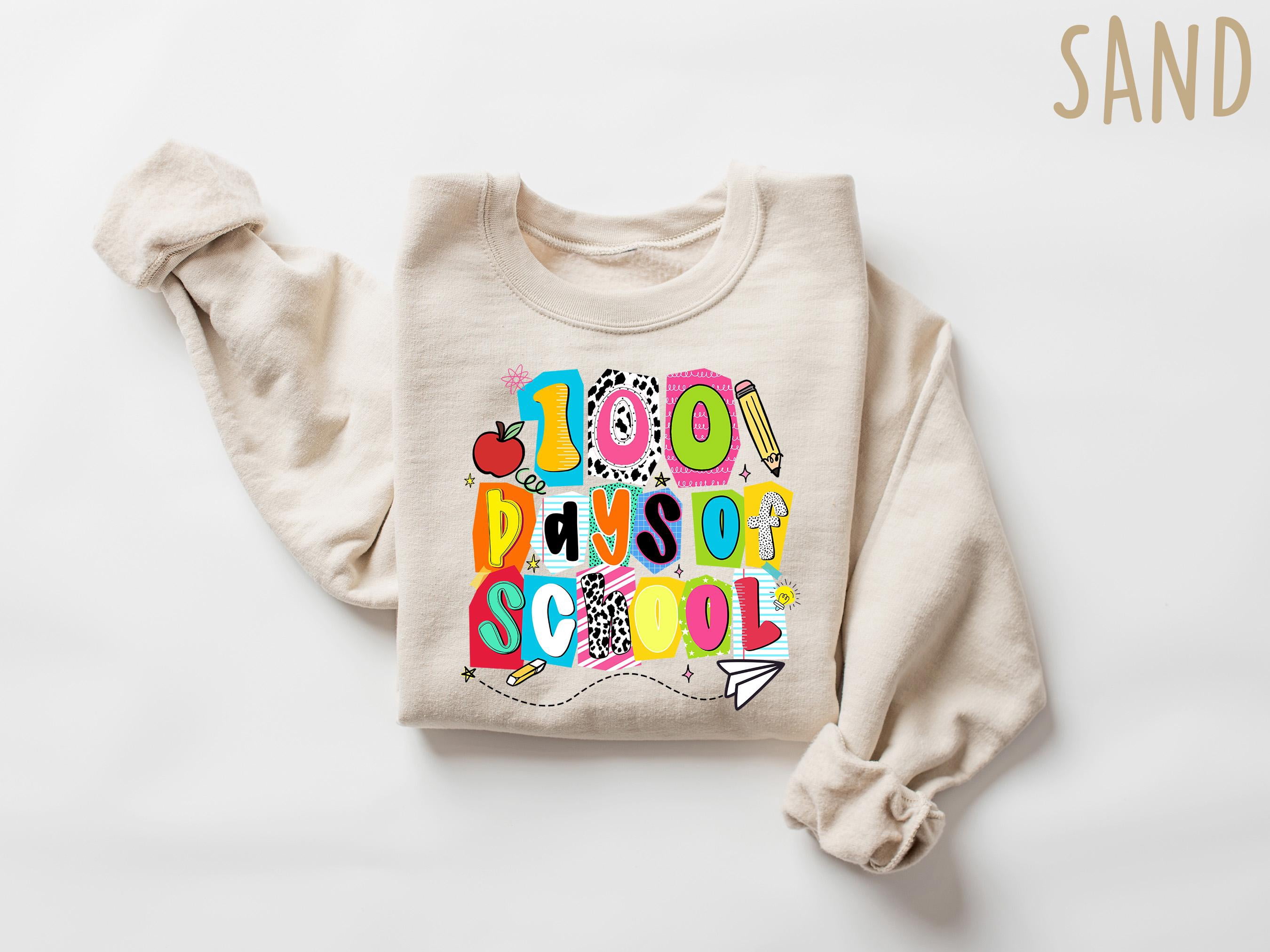 100 Days Of School Shirt, Teacher Celebration Tee, Student 100th Day T ...