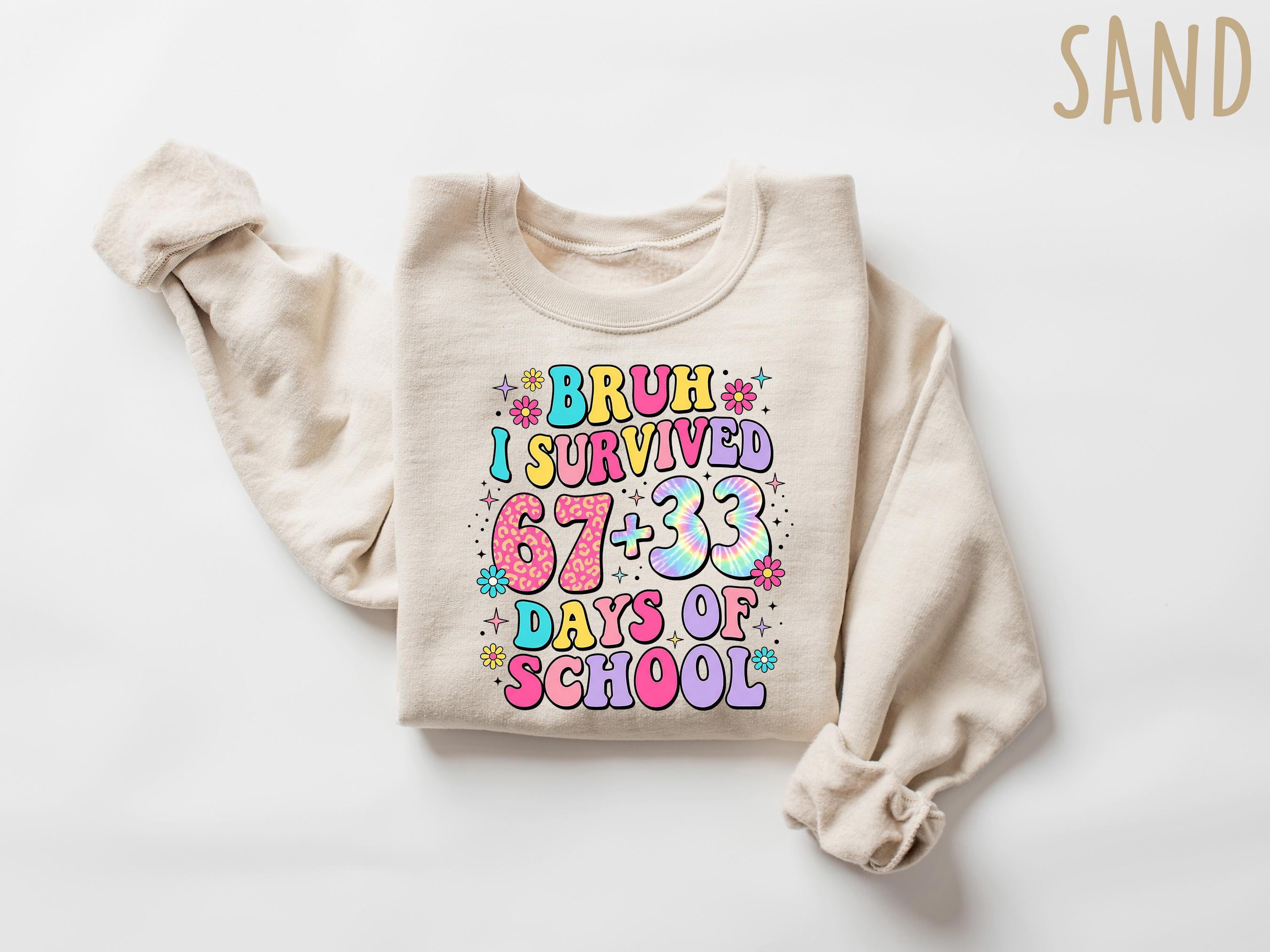 100 Days Of School Shirt for Teacher, Funny Student T-Shirt, Groovy ...