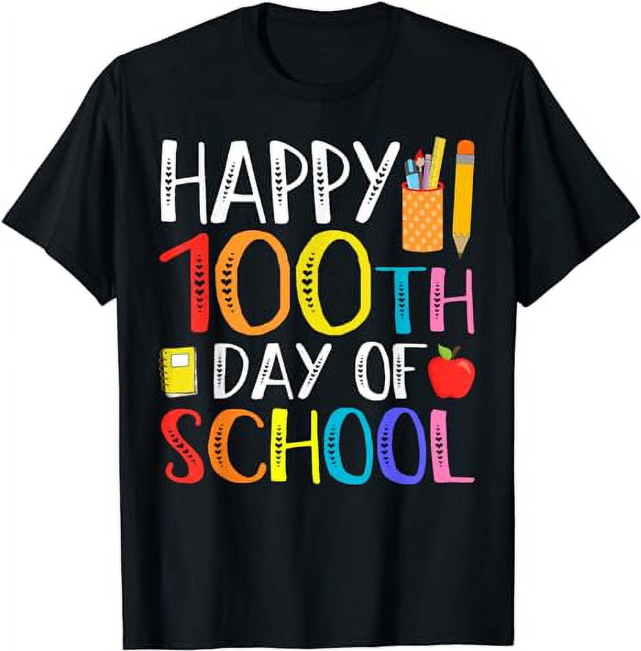 100 Days Of School Teacher And Student T-Shirt - Walmart.com