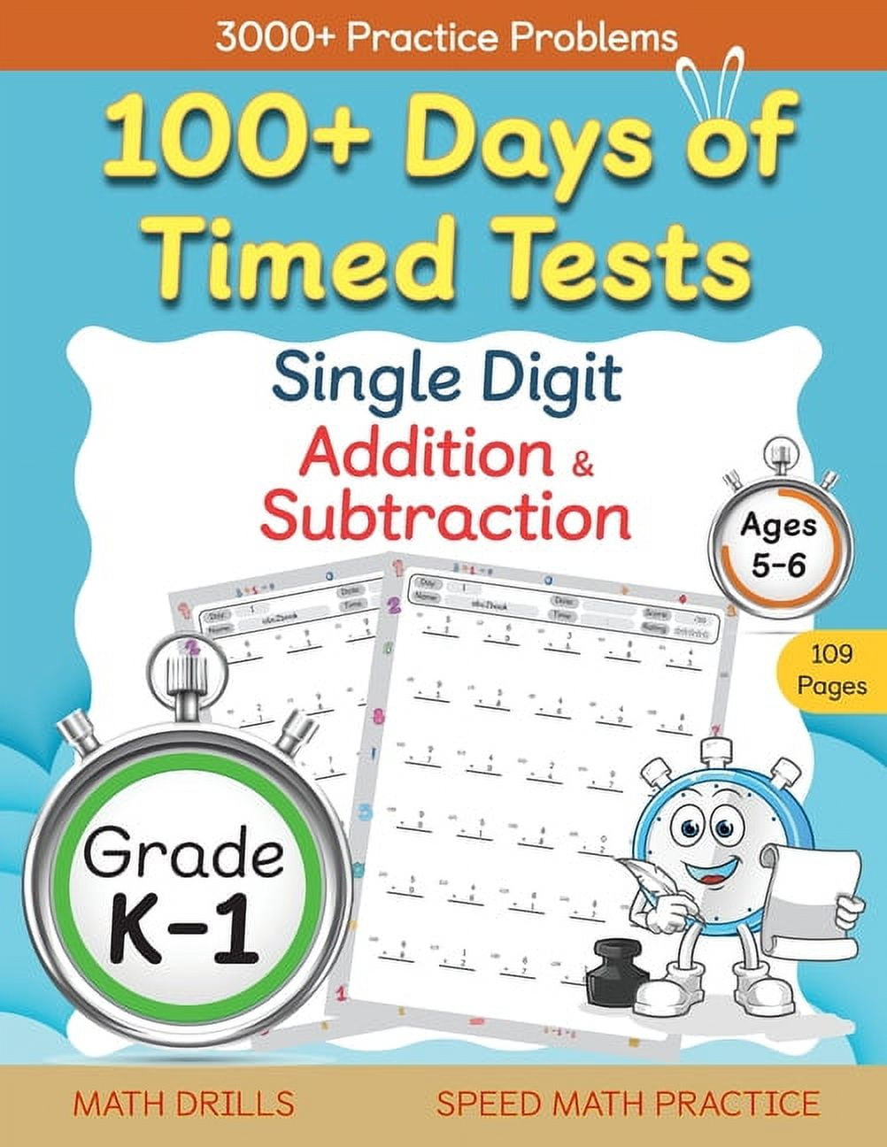 100 Days Of Timed Tests Single Digit Addition And Subtraction