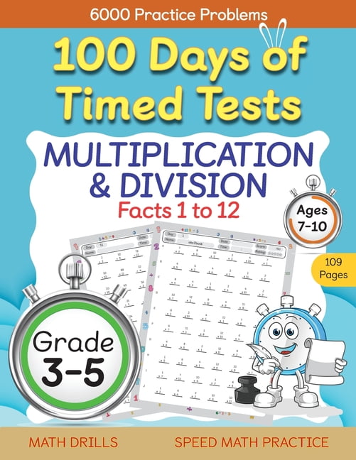 100 Days of Timed Tests: 100 Days of Timed Tests, Multiplication, and ...