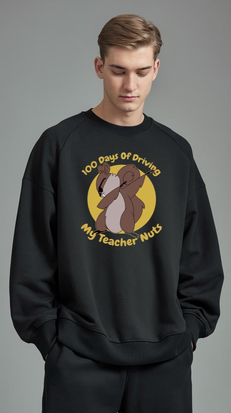 100 Days of Driving Celebration sweatshirt for Proud Drivers and Fans ...