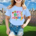 100 Days of School Back to School Girls & Boys Baseball T-Shirts Round ...