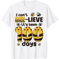 100 Days of School Bee 100th Day of School Kids Teachers T-Shirt ...
