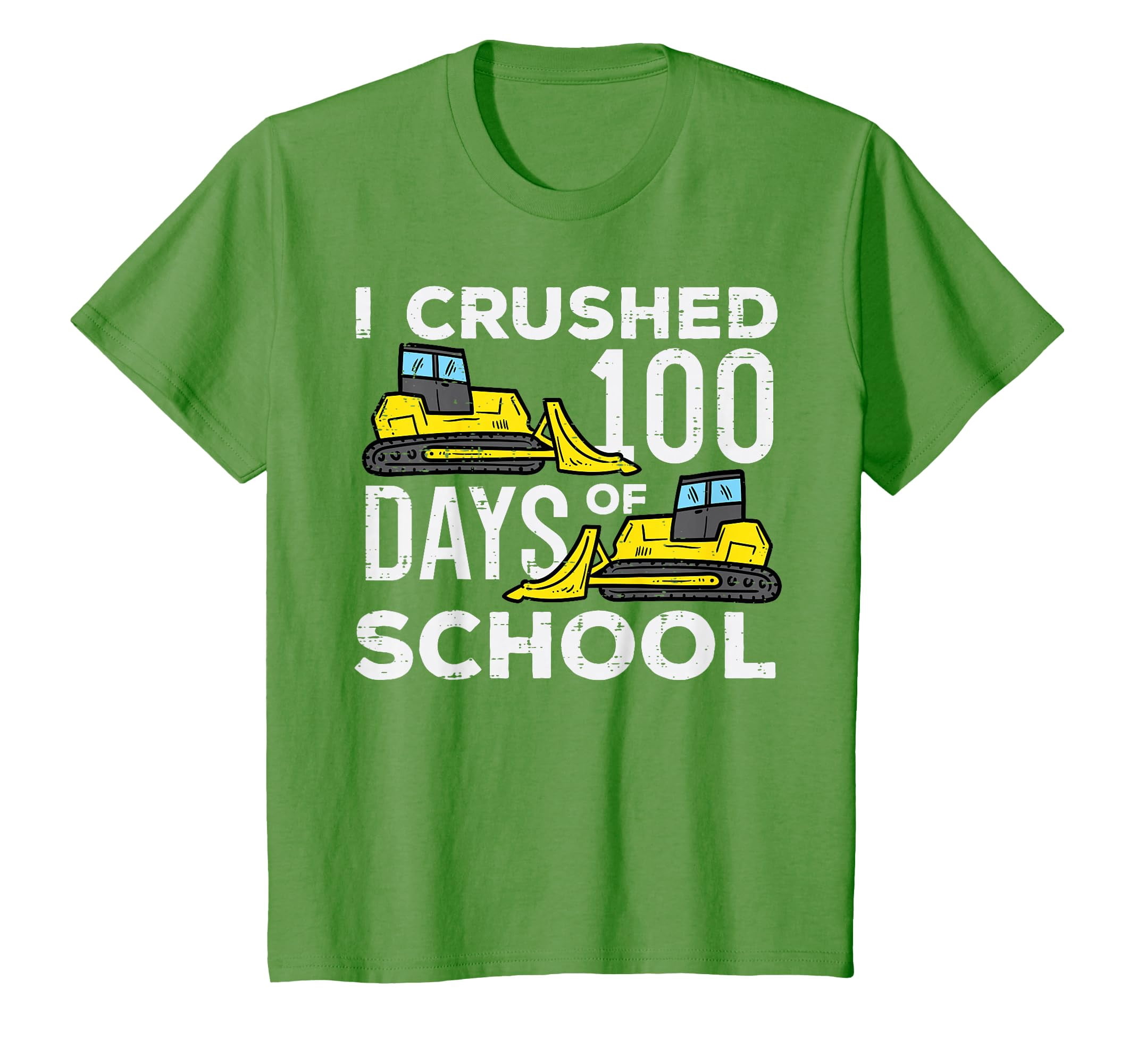 100 Days of School Bulldozer 100th Day Smarter T-Shirt for Construction ...